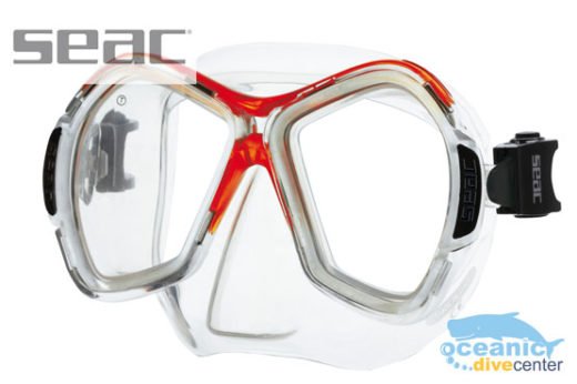 Seac Sub ANGEL Silicone Mask (Red) – Oceanic