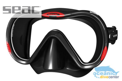 Seac Sub BOSS Mask (Black) – Oceanic
